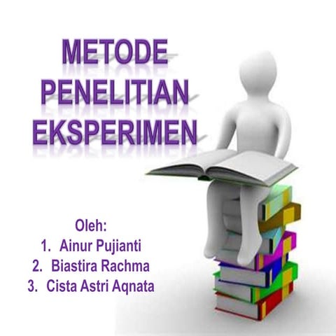 Metode penelitian eksperimental | PPTX