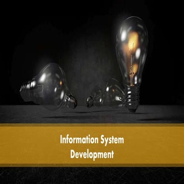 Information System Development | PPTX