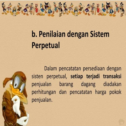Metode penilaian persediaan perpetual | PPTX