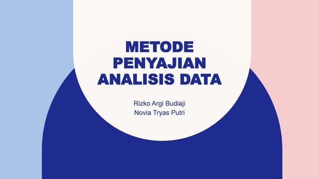 PPT ANALISIS DATA KELAS 9 (INFORMATIKA). | PDF