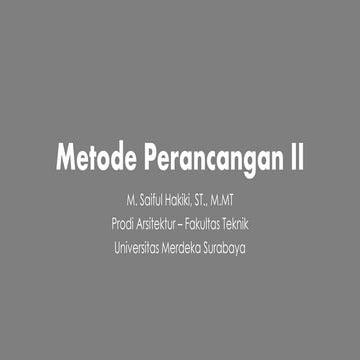 Metode Perancangan II - Presentation 1.pdf