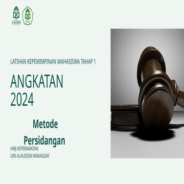 Power Point Metode Persidangan Organisasi | PPTX