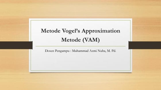 METODE MODI (MODIFIED DISTRIBUTION METHODE).pptx