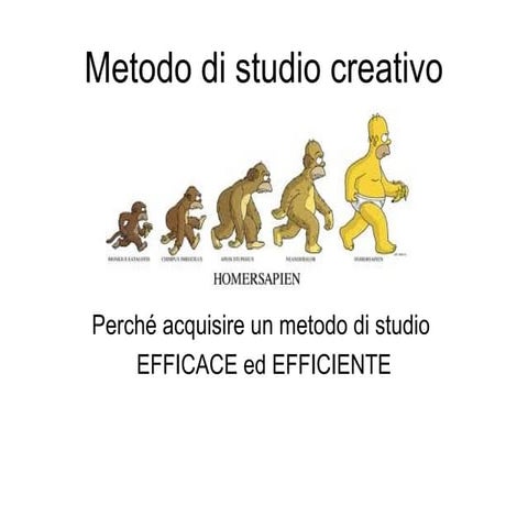 Metodo di-studio-creativo | PPT