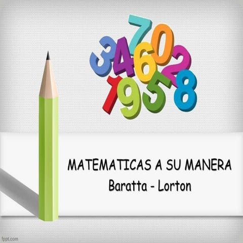 Metodo baratta lorton | PPTX