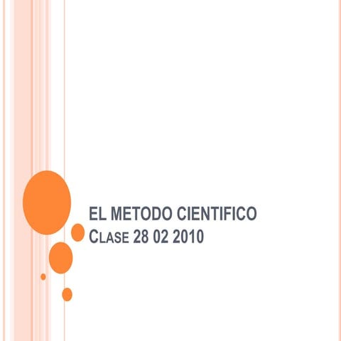 Metodo Cientifico | PPSX