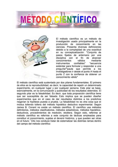 El metodo cientifico | PDF