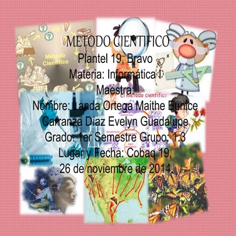 Metodo cientifico 2 | PPTX