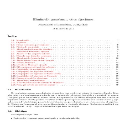 Metodo de gauss | PDF