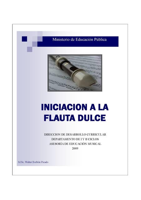 Guia didactica flauta dulce | PPT