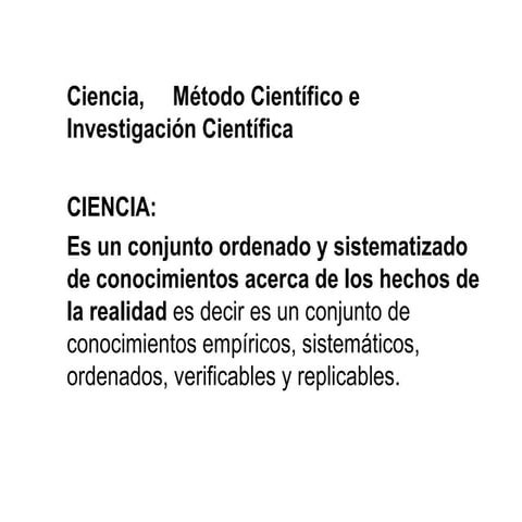METODOLOGIA DE LA INVESTIGACION CIENTIFICA | PPTX