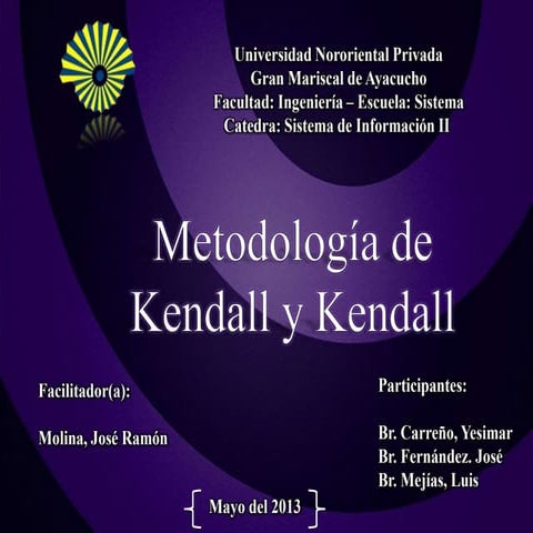 metodologia-kendall-pptx | PPTX | Computer Software and Applications | Computing