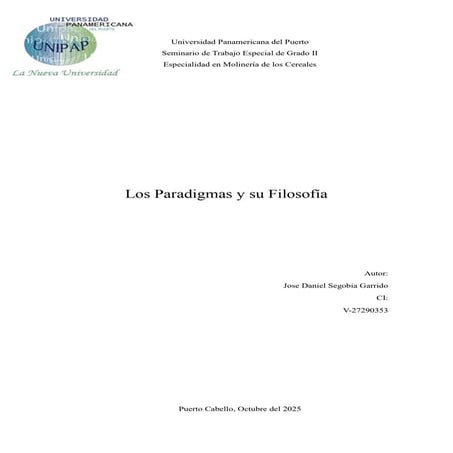 Síntesis de los paradigmas y su filosofía | PDF