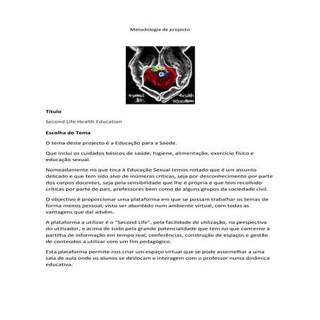 Metodologia de projecto 1 | DOCX