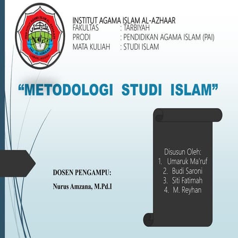 Ppt Metodologi Studi Islam.pptx