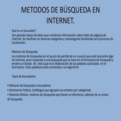 Operadores de busqueda. | PPTX
