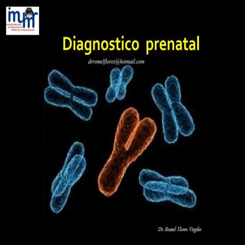 Metodos de cribado prenatal imumr dr. romel | PDF