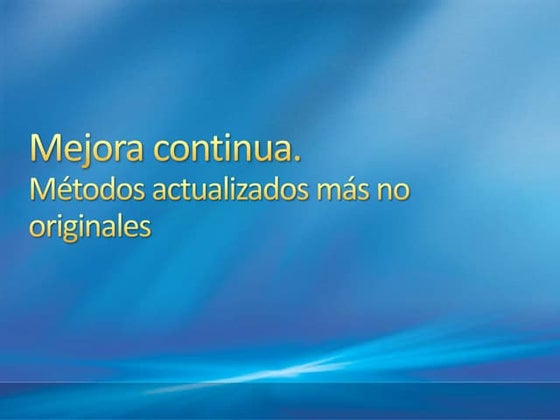 Calidad. William Edwards Deming | PPT