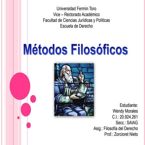 Metodos filosoficos | PPTX