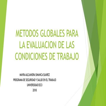 Condiciones de trabajo | PPT
