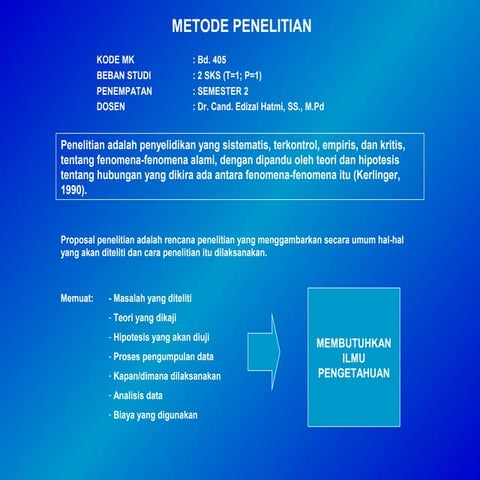 metode penelitian | PPT