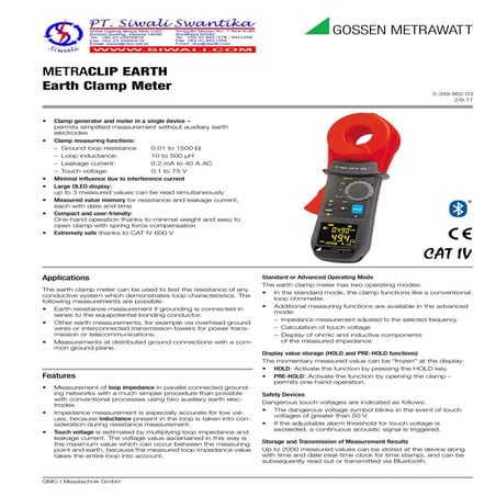 Hioki 3286-20 Single Phase Clamp On Power Hi-Tester in Bangladesh | PDF