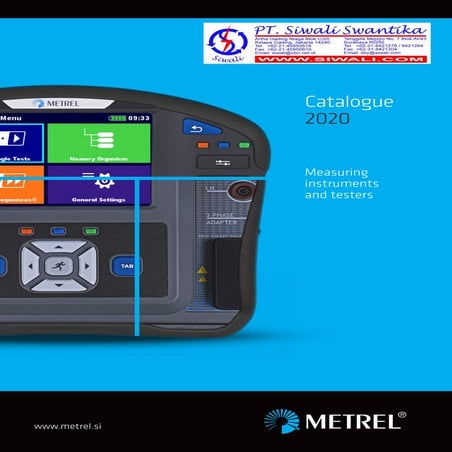 Metrel Catalog 2020 | General Catalogue | PDF