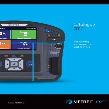 Metrel Katalog 2017 | PDF | Manufacturing Industry | Industries