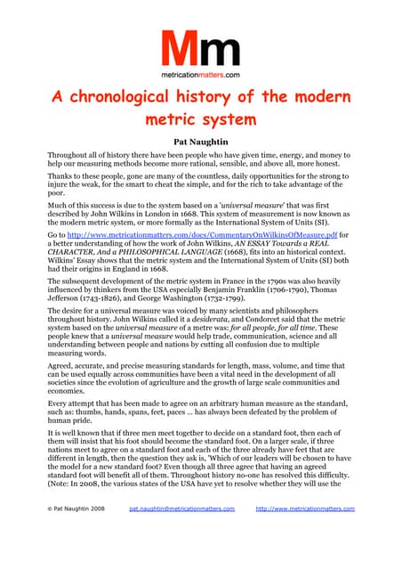 History of measurements | PPT