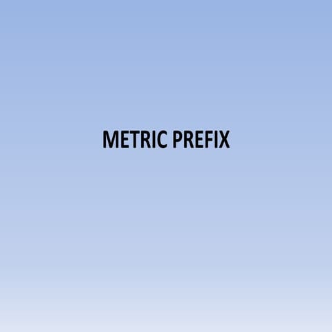 Metric prefix | PPT