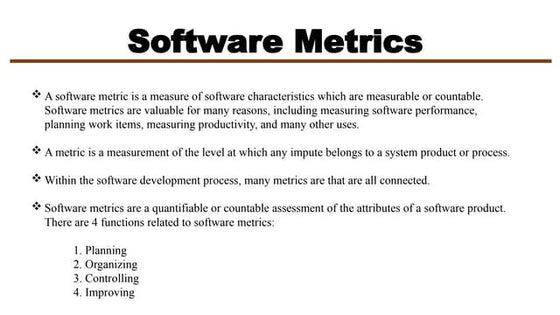 Software Measurement and Metrics.pptx