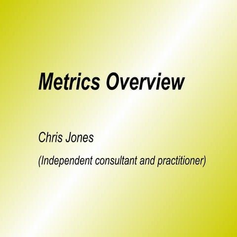 metrics Overview from ITIL to Holistic ICT | PPT