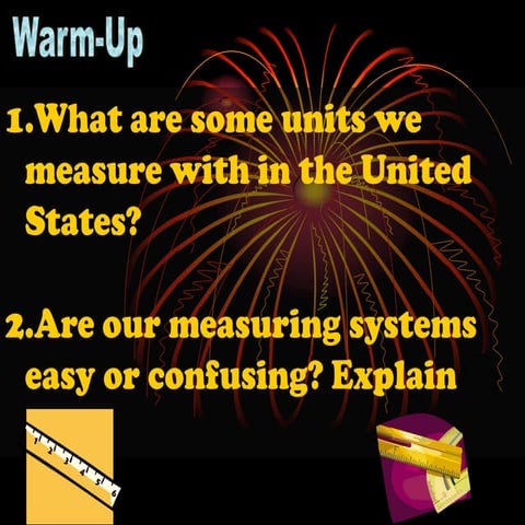 Metric Converstions (Metric Steps with King Henry saying) | PPT