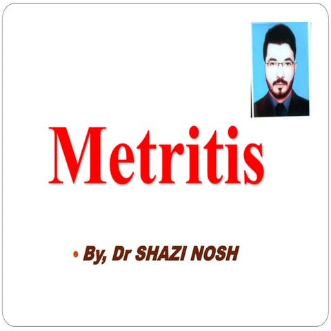 Metritis IN COW .pptx