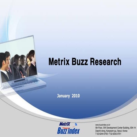 [Metrix]버즈리서치소개자료 (3) | PDF