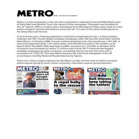 Metro Newspaper | DOCX