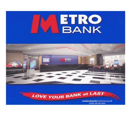 Metro bank brochure | PDF