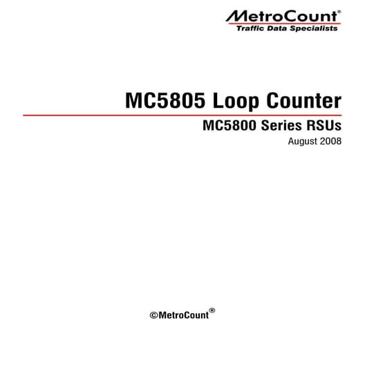 Mc5600 rsu operator guide | PDF