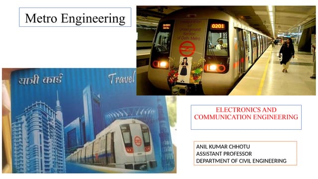 metro station planning ar.ravi sankar alumni(auce architecture) | PPTX