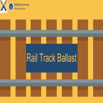 MetroExchange Rail Track Ballast activity slides | PPT
