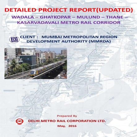 Detailed Project Report Metro Line 4 (Updated) | PDF