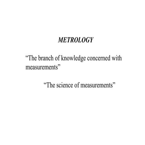 Metrology and Machine Tools - Mod 4.pptx