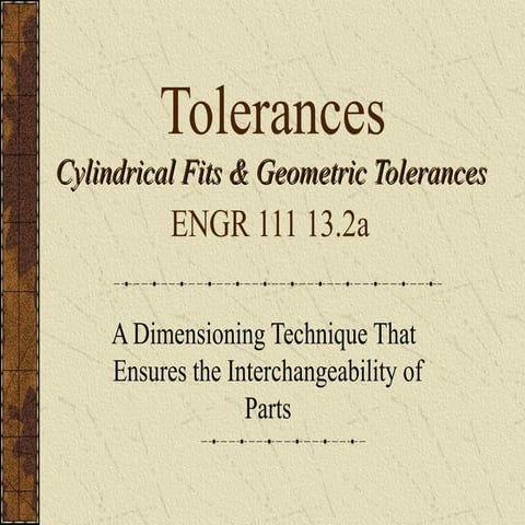 metrology Module-2 PPT-1a .Tolerancesppt.ppt