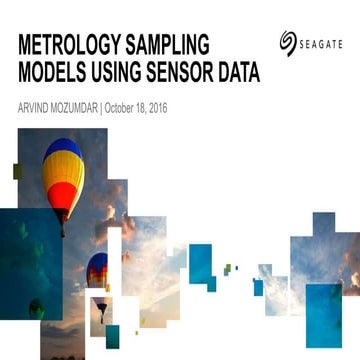 Metrology Sampling Models Using Tool Sensor Data Ppt
