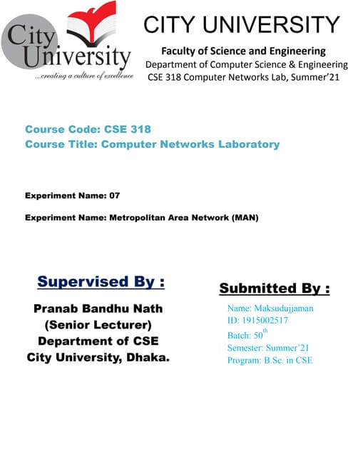 Bus Topology Design in Cisco Packet Tracer | DOCX