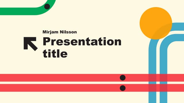 Presentation Title - Mirjam Nilsson 2024 | PPTX