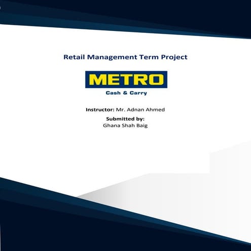 Metro Retail Report | PDF