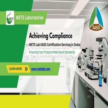 MetsLab's Comprehensive SASO Certification Services.pptx