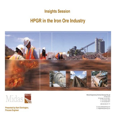 HPGR and Iron Ore Processing | PDF