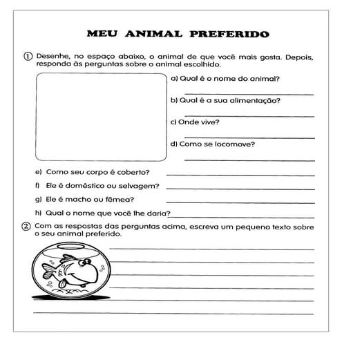 Meu animal preferido | DOC